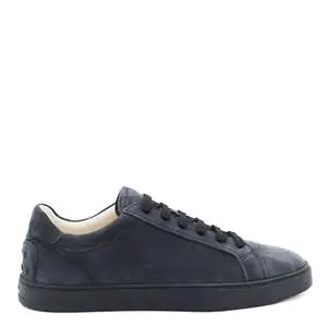 TOD'S Leather And Fabric Sneakers - Blue