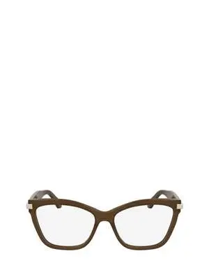 Calvin Klein Cat-Eye Eyeglasses Opaline Rose