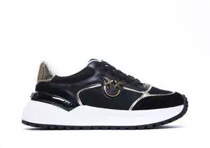 Pinko Love Birds Logo Sneakers - Black