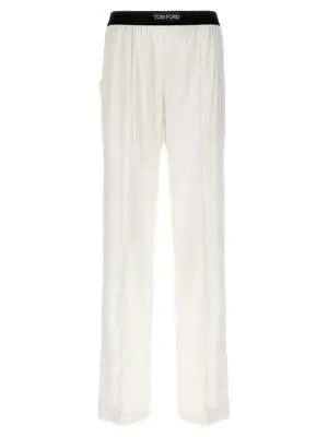TOM FORD Satin Pajama Pants White
