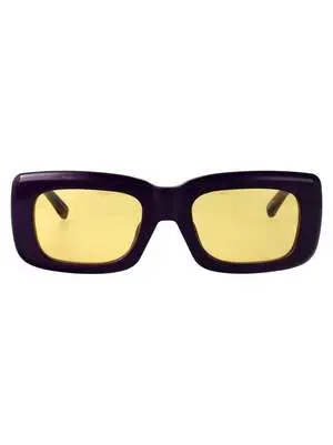 Attico MARFA Sunglasses Purple/sulver/yellow