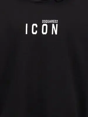 Dsquared2 Cotton Hoodie - Black