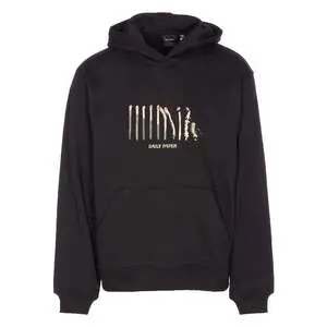 DAILY PAPER Daily Paper Matchstick Print Hoodie - Black