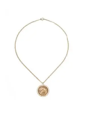 THOT GIOIELLI Thot Gioielli Brass Medallion Necklace