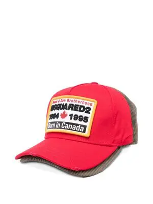 Dsquared2 Logo Baseball Cap - Red