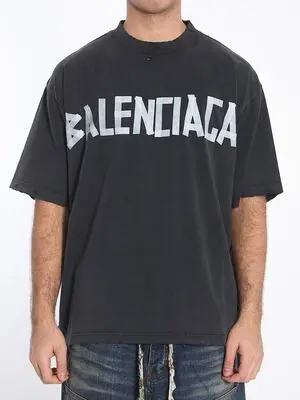 Balenciaga Tape Type T-shirt Black