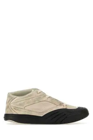Givenchy Sand Fabric And Leather Skater Sneakers - Beige O Tan