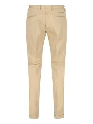 BRIGLIA 1949 Trousers Tailored Fit - Beige