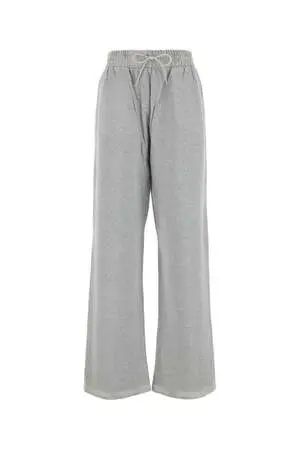 Prada Flat Front Wool Trousers - Grey