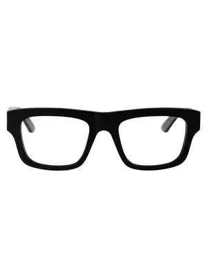 Alexander McQueen Alexander McQueen Optical Eyeglasses AM0539O 001 Black Black Transparent