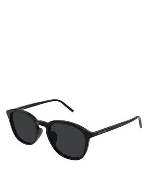 Saint Laurent Round Sunglasses, 53mm - Black