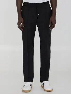 Valentino Garavani Wool Pants - Black