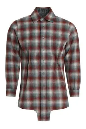 MAISON MARGIELA X Pendleton - Checked Wool Shirt - Red