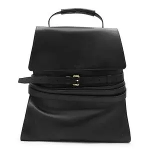 Moschino Leather Backpack - Black