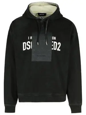 Dsquared2 Cotton Sweatshirt - Black