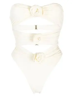 LA REVECHE Amira One-Piece Swimsuit Beige
