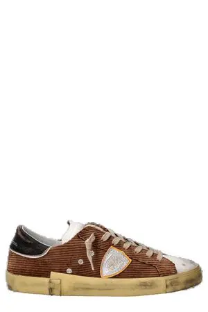 Philippe Model Lace-Up Sneakers - Brown