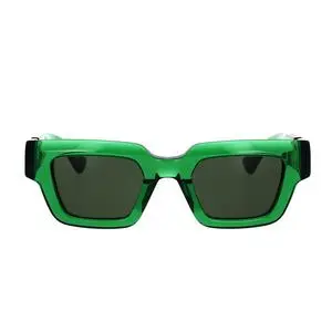 Bottega Veneta Bottega Veneta Rectangle Sunglasses - Green