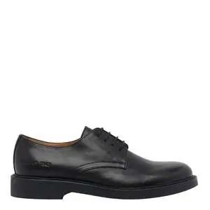 COMMON PROJECTS Officer'S Laced Up Shoes - Black