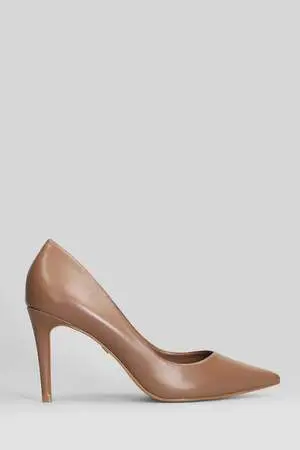 ANDREA CARRANO Carrano Leather Pumps - Brown