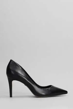 ANDREA CARRANO Carrano Leather Pumps - Black