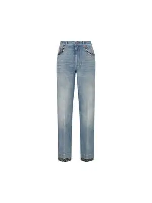 Valentino Garavani Tailored Pants - Medium Blue Denim