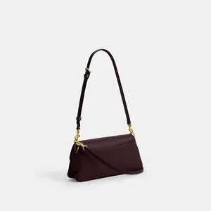 COACH® Jet Shoulder Bag - Brass/black Currant