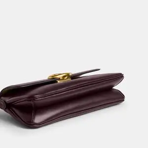 COACH® Jet Shoulder Bag - Brass/black Currant