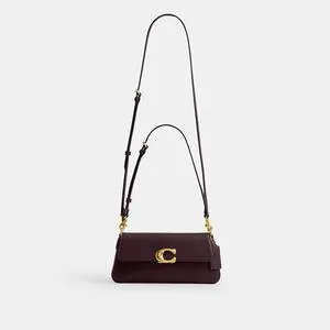 COACH® Jet Shoulder Bag - Brass/black Currant