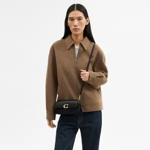 COACH Jet Shoulder Bag - Brass/black