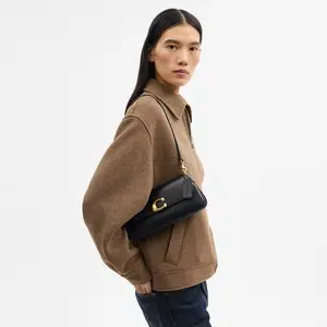COACH Jet Shoulder Bag - Brass/black