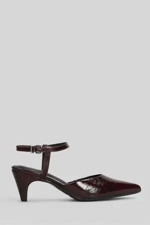 EVALUNA Evaluna Leather Pumps - Red