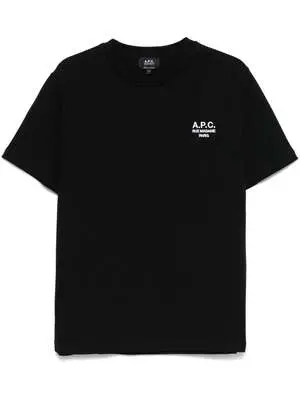 A.p.c. T-Shirt With Embroidery Black
