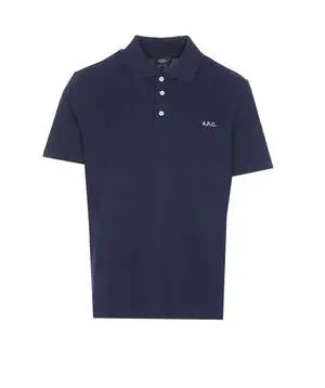 A.p.c. T-Shirt With Embroidery Blue