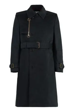 Burberry Cotton Trench Coat - Black