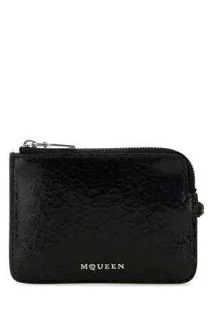 Alexander McQueen Wallets Blackcaramelsilver