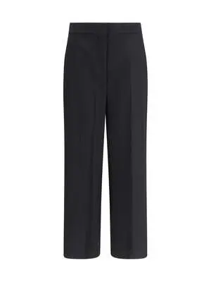 Max Mara Marengo Wide Leg Trousers - Black