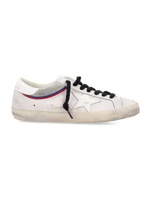 GOLDEN GOOSE Golden Goose Super-Star Low-Top Sneakers - White Grey