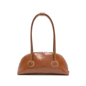MARGESHERWOOD Soft Boston Shoulder Bag - Brown