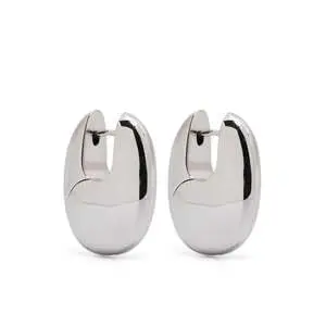 Tom Wood Pebble Earrings - Silver