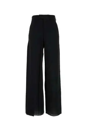 MAISON MARGIELA Pinstriped Trousers - Black