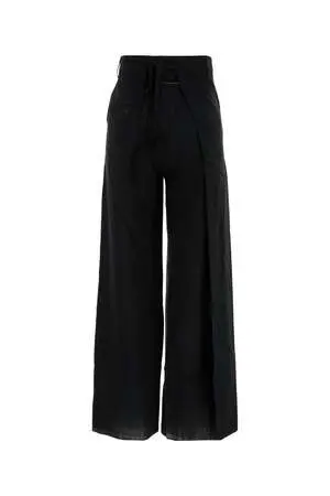 MAISON MARGIELA Pinstriped Trousers - Black