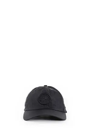 Stone Island Cotton Baseball Cap - Black