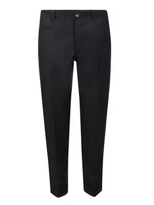 PT TORINO Slim Fit Trousers - Black