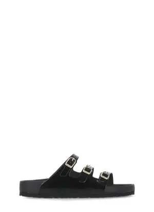 BIRKENSTOCK Arizona Big Buckle Sandals - Black