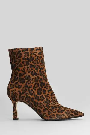 THE SELLER High Heel Animalier Ankle Boots - Multicolor