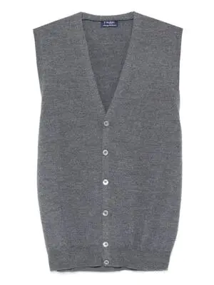 Barba Napoli Sleeveless Sweaters For Men