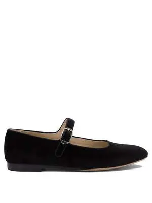 Le Monde Beryl Le Monde Beryl Star Leather Ballerinas - Black