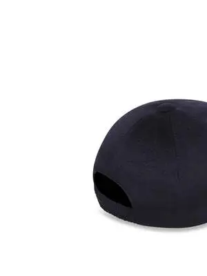 Zegna Cashmere Baseball Cap - Black