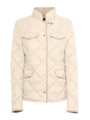 FAY Field Jacket With Velvet Edges - Beige